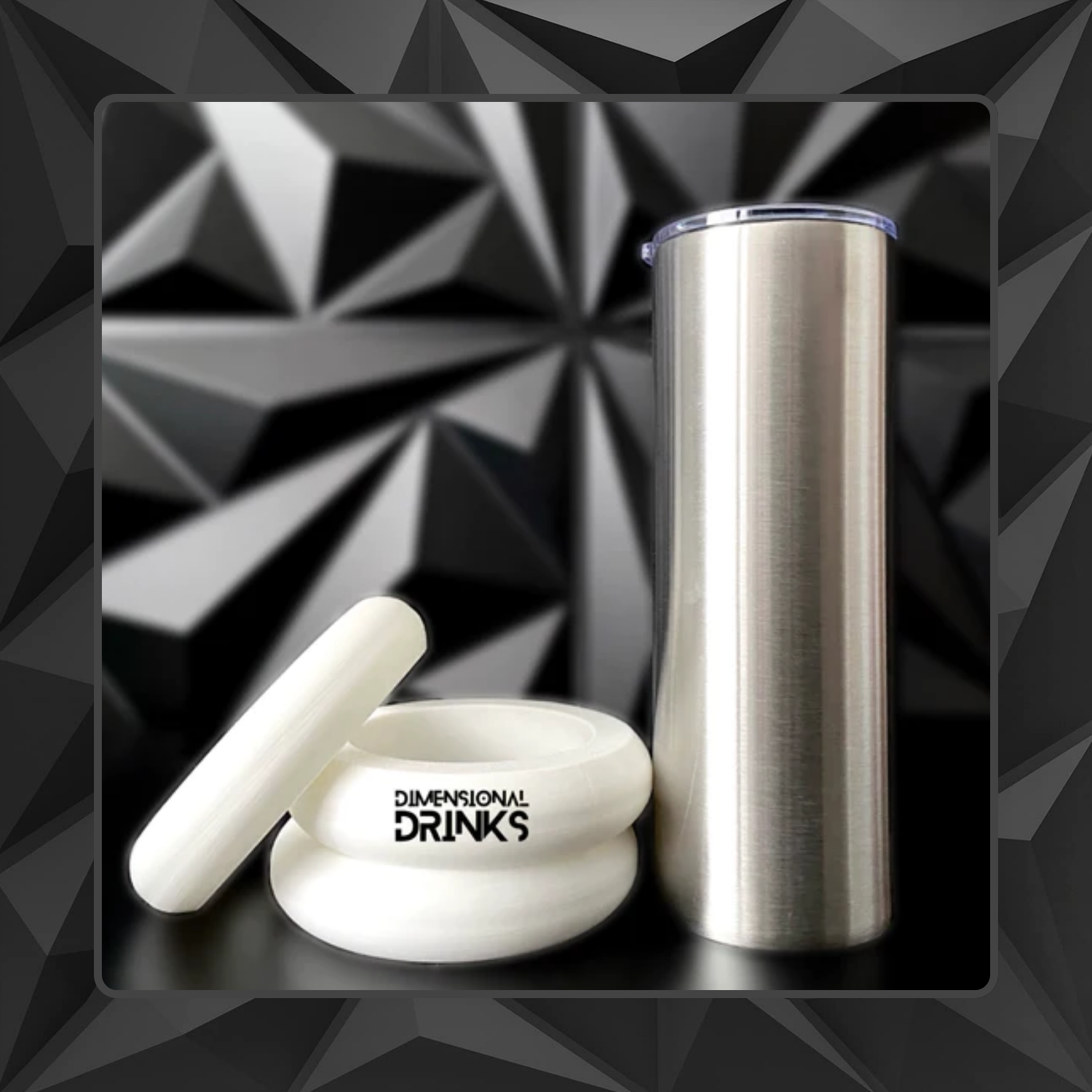 Dimensional Drinks | Bundle | 3 Floaties + 24oz Tumbler